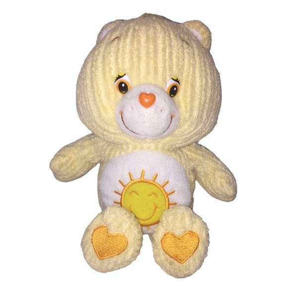 Care Bears | Toys | Sweet Smiling Funshine Bear Plush Ribbed Fur Unique ...